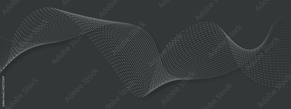Abstract bright wave isolated on white background. Background design ...