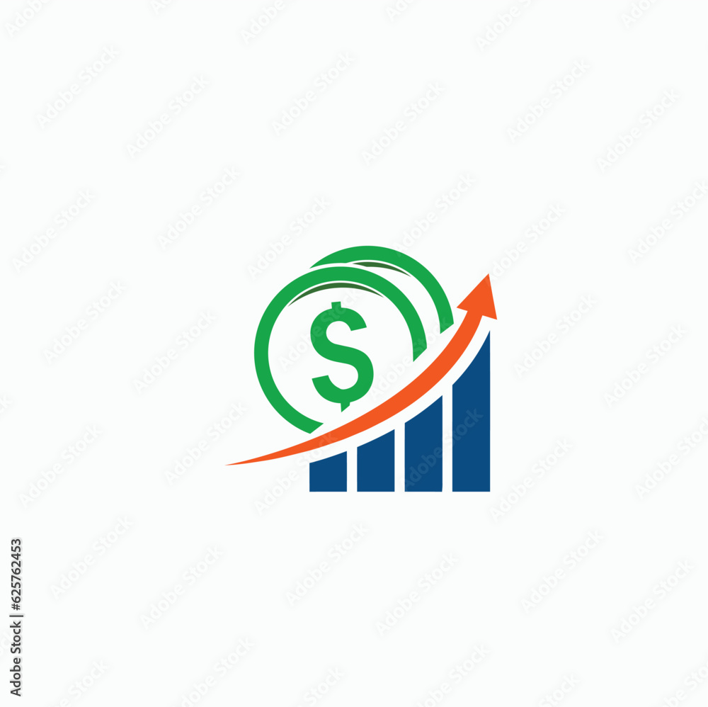 Money transfer financial logo Stock Vector | Adobe Stock