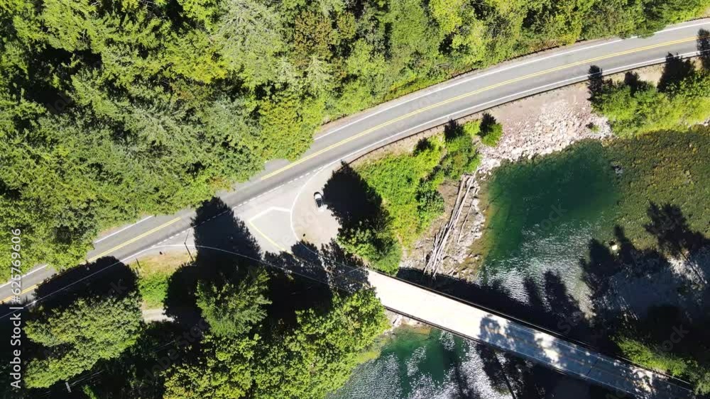 Vídeo do Stock: Verlot, Washington, and its Mountain Loop Highway trail ...