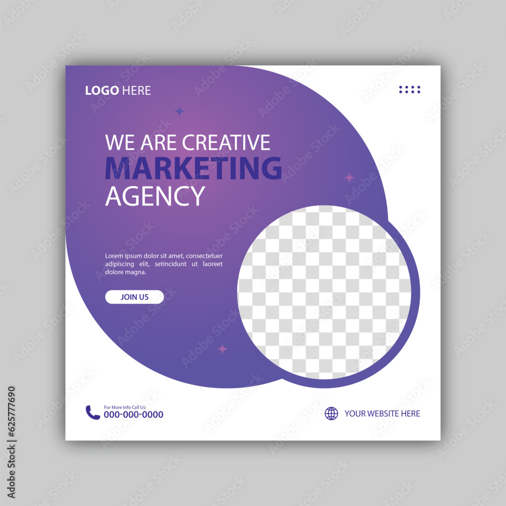Corporate and digital business marketing promotion post design or ...