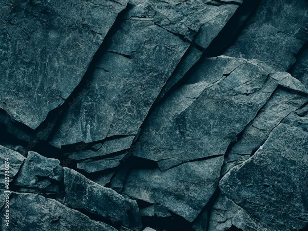 Dark rock texture. Toned rough mountain surface texture. Crumbled ...