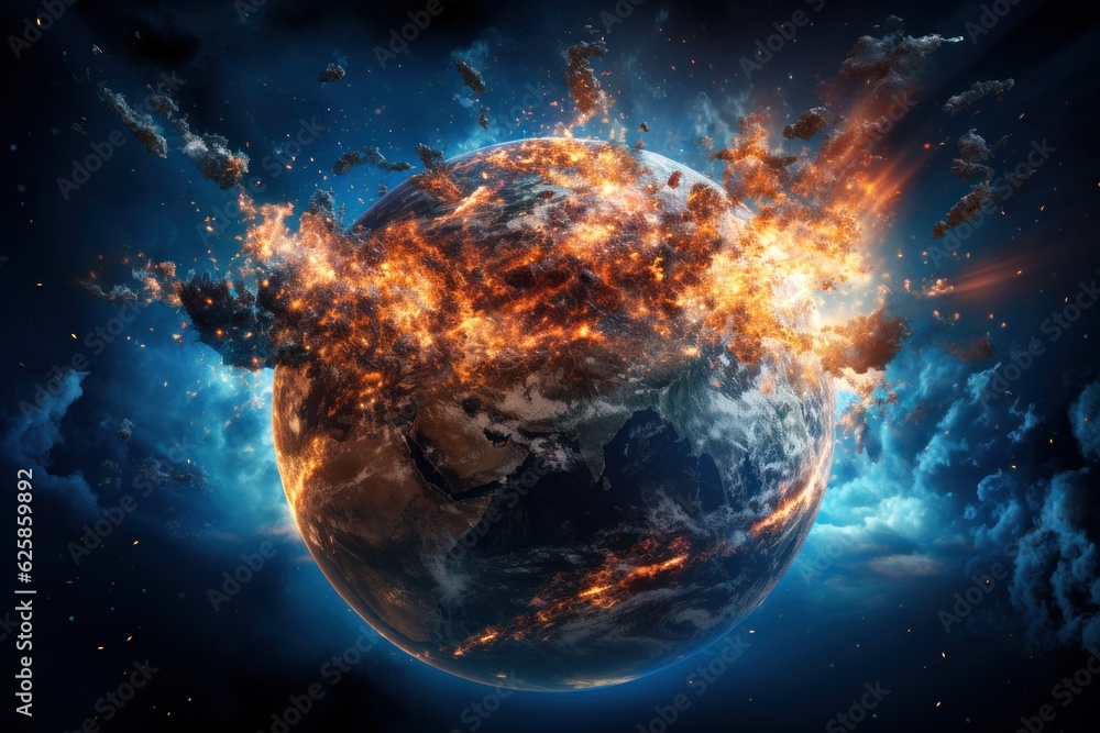 Destruction and purification of planet earth with fire God execution of ...