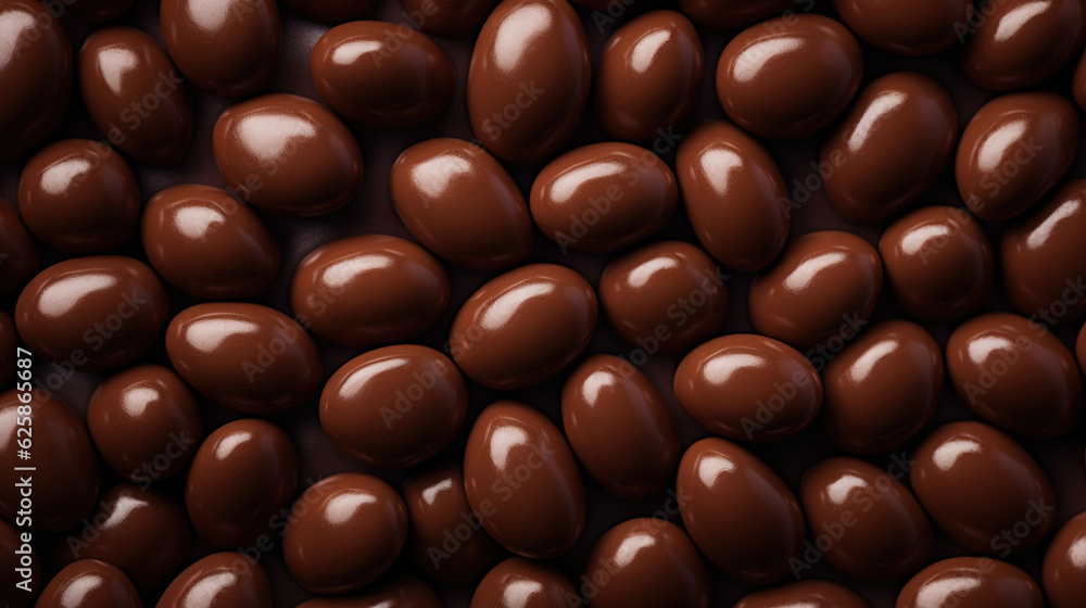 Chocolate candies backdrop. Sweet tasty background. Generative AI Stock ...