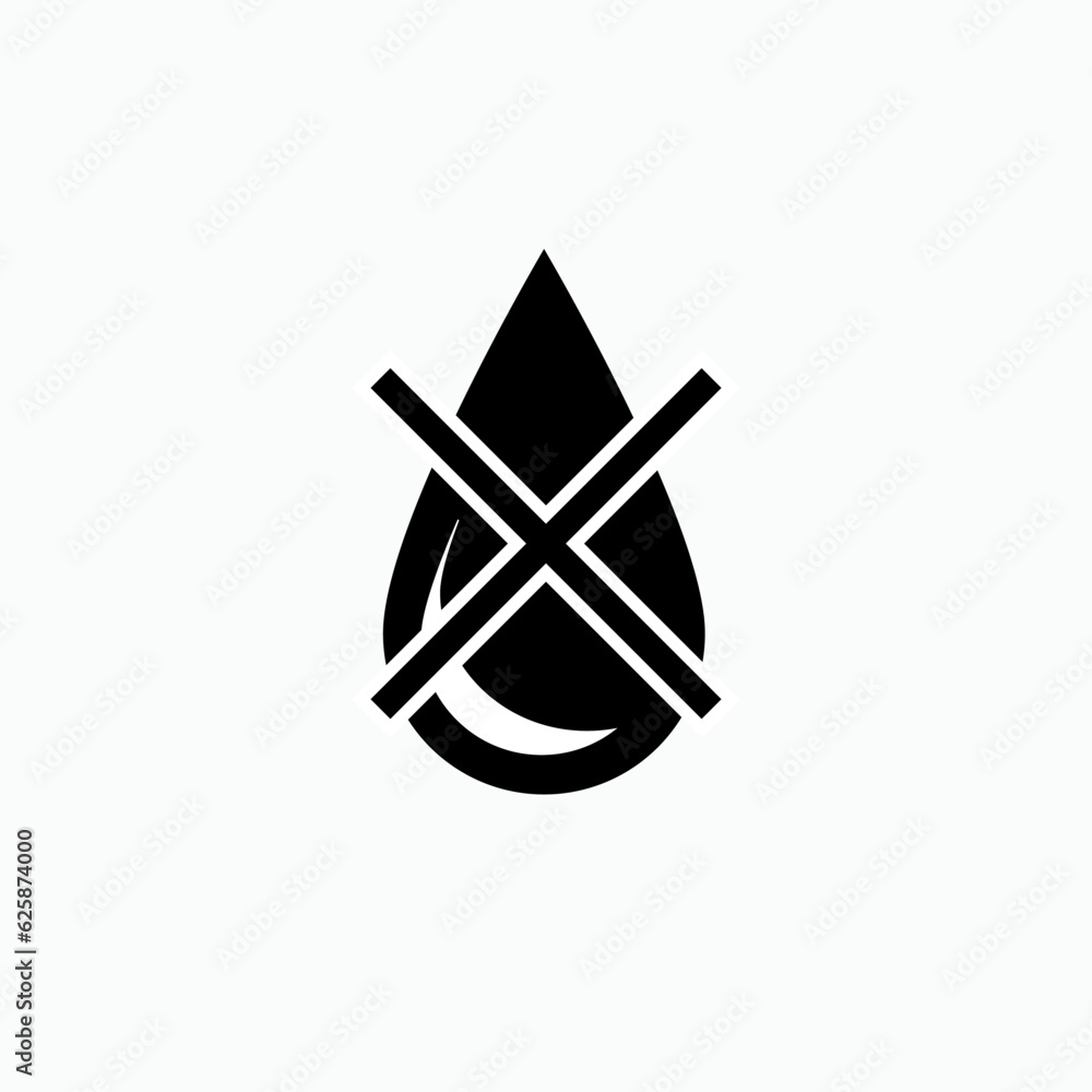 No Water, No Oil. Symbol Out of Stock Resources . Illustration Symbol ...