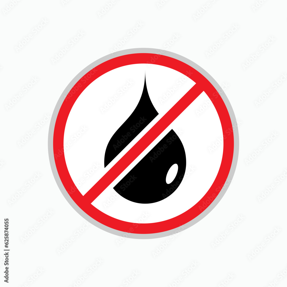 No Water, No Oil. Symbol Out of Stock Resources . Illustration Symbol ...