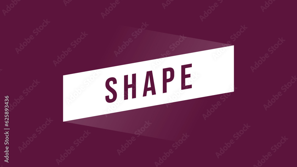 Clean Shape Text Animations Stock Template | Adobe Stock