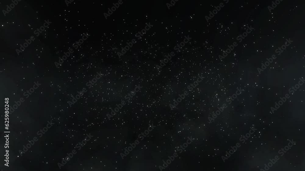 Fly through large clusters of stars galaxy nebula. universe. planet ...