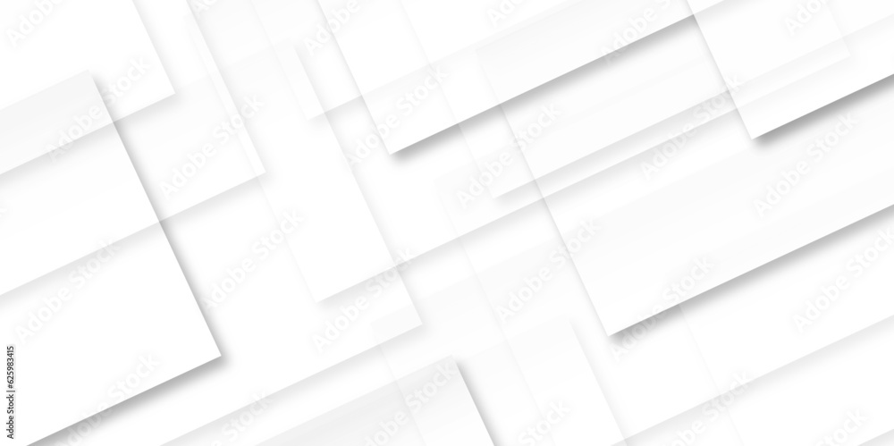 Abstract white square shape geometric line background. vector ...