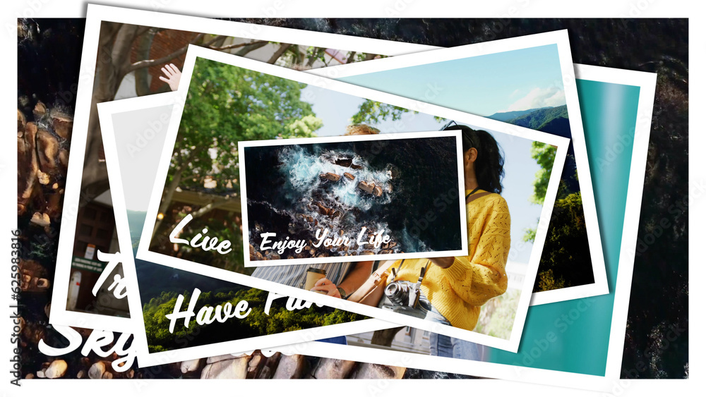 Stacking Media Reveal Stock Template | Adobe Stock