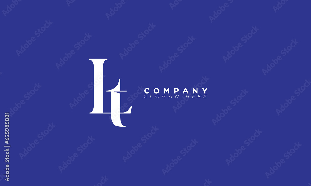 LT Alphabet letters Initials Monogram logo TL, L and T Stock Vector ...