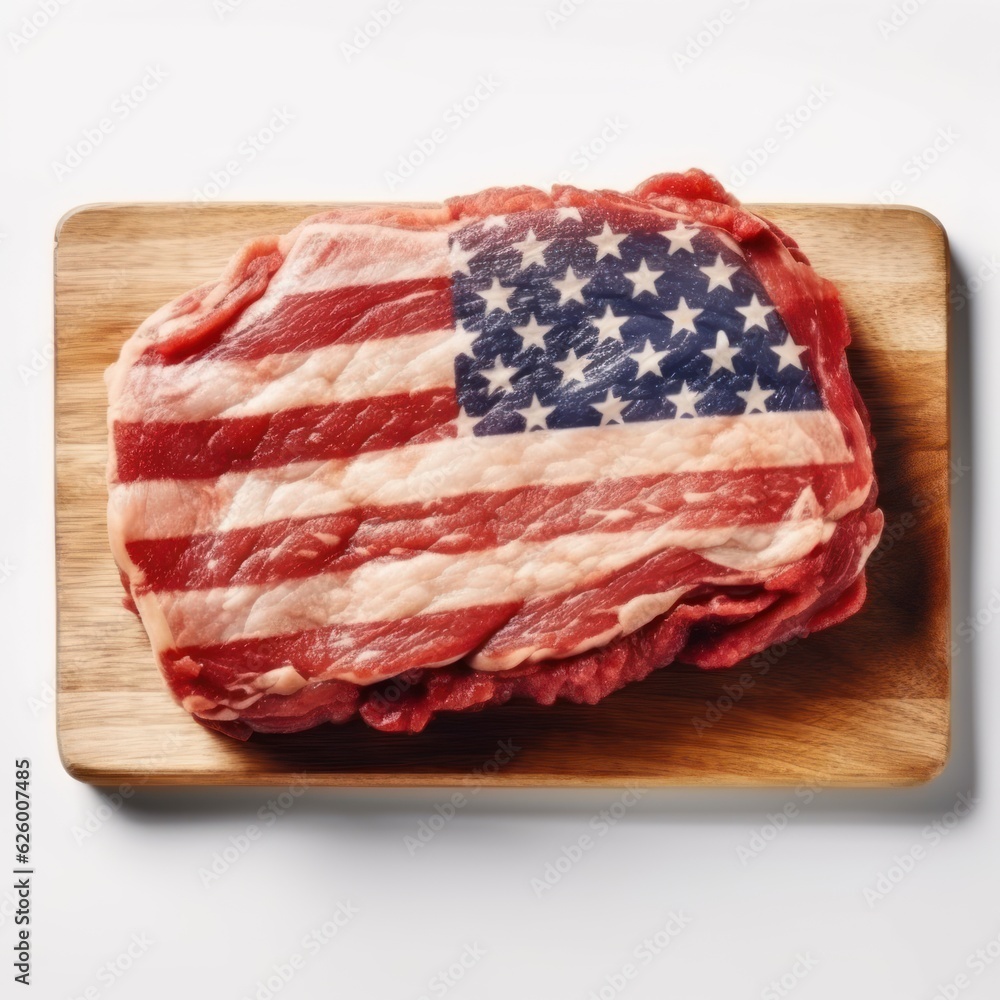 Mapping American Cuisine: Discovering Meat Steak, meat shape in USA ...