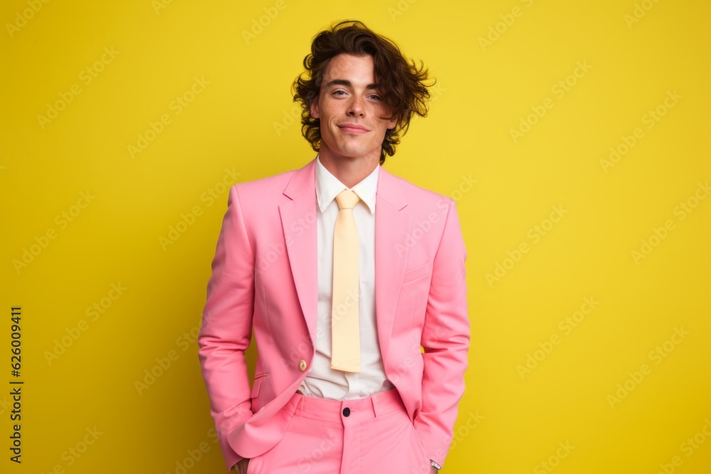 Confident handsome Caucasian stylish rich man professional guy male ...