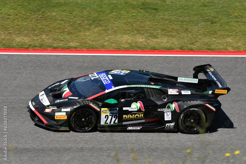 Scarperia, 7 July 2023: Lamborghini Huracan SuperTrofeo of Team DL ...