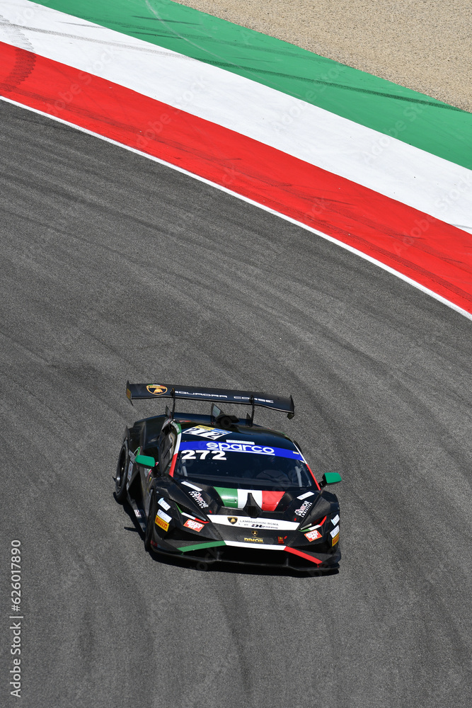 Scarperia, 7 July 2023: Lamborghini Huracan SuperTrofeo of Team DL ...