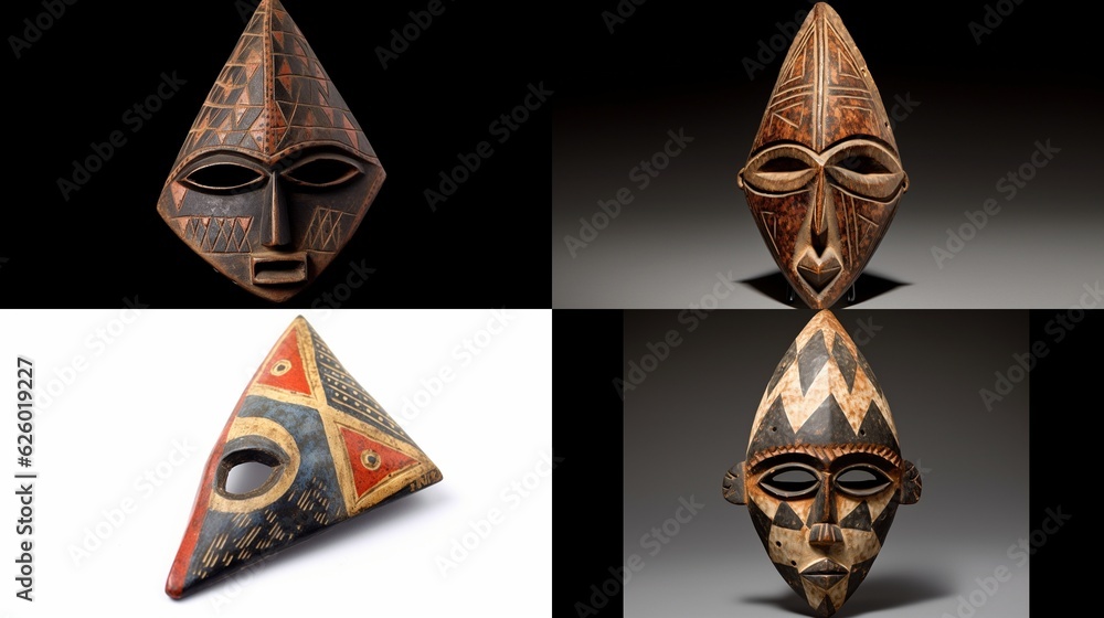 Create unique and stylish mask designs inspired by the Bobo tribe in ...