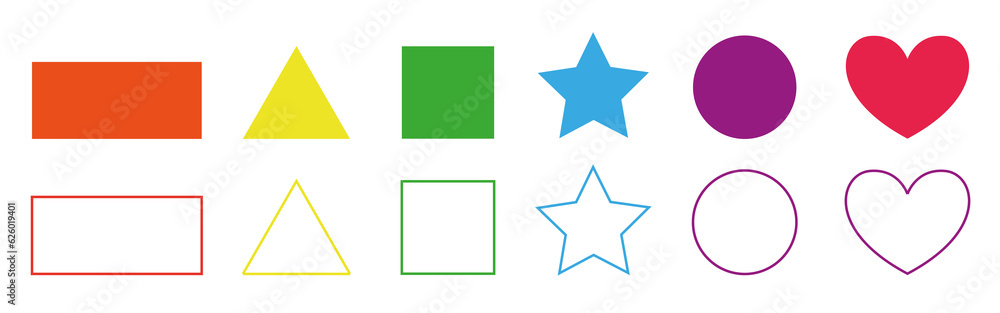 Educational geometric shapes set. Understanding geometry poster for ...