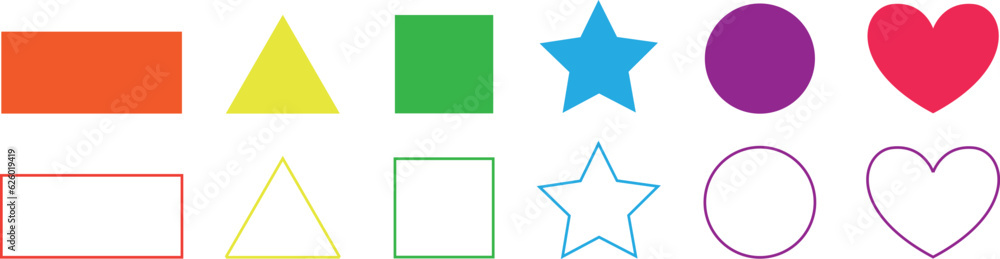 Educational geometric shapes set. Understanding geometry poster for ...
