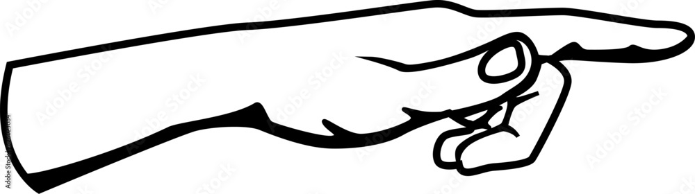 wolf vinyl vector illustration Symbol Hand Gesture Stock Vector | Adobe ...
