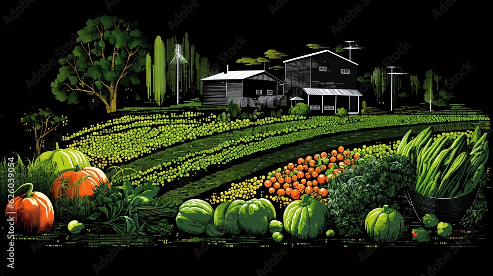 Farm-to-Pixel Table: Experience the 2D Fresh Produce Wonderland ...