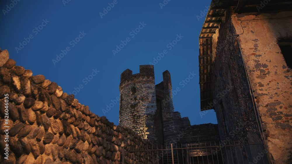 Tower. Ancient fortress. Tourist place. City fortress. Open-air museum ...