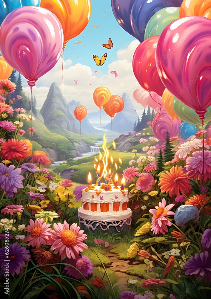 Lively card designs for celebrations Stock Photo | Adobe Stock