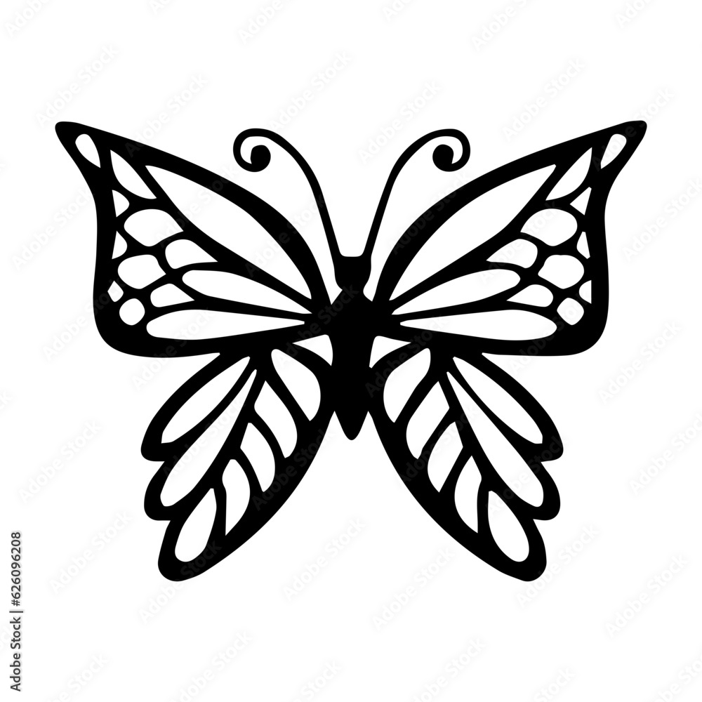 Butterfly svg, Butterfly Silhouette, Layered Butterfly Bundle Cricut ...