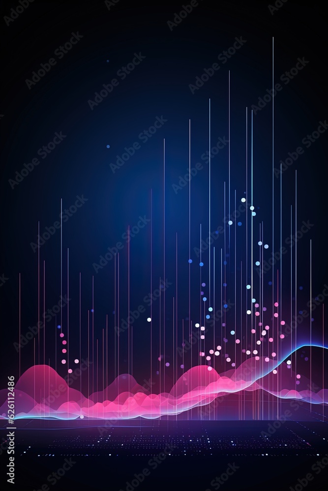 Abstract Data Visualization Book Cover Insightful Data Visions