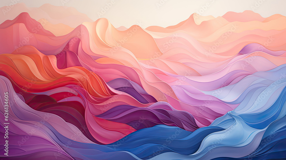 Aerial landscape inspired abstract background using soft gradients of ...