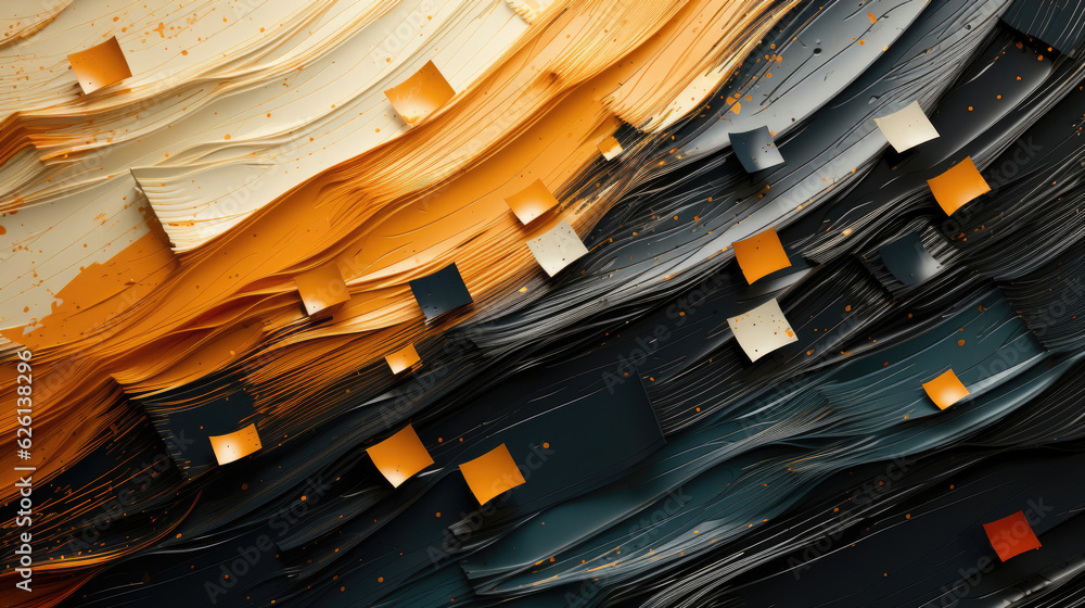 Mixed textures-focused abstract background combining smooth and rough ...