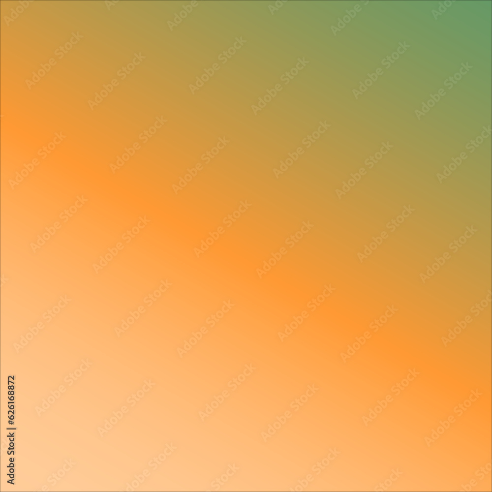Abstract background orange with a transition to green with a color ...