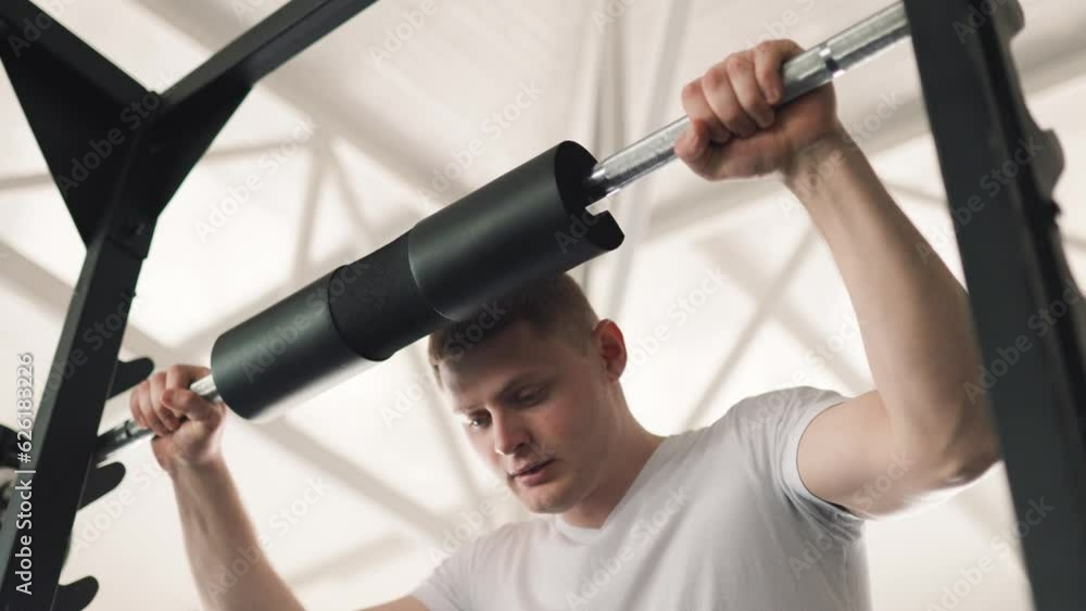 Captured in a moment of intense preparation for training, this ...