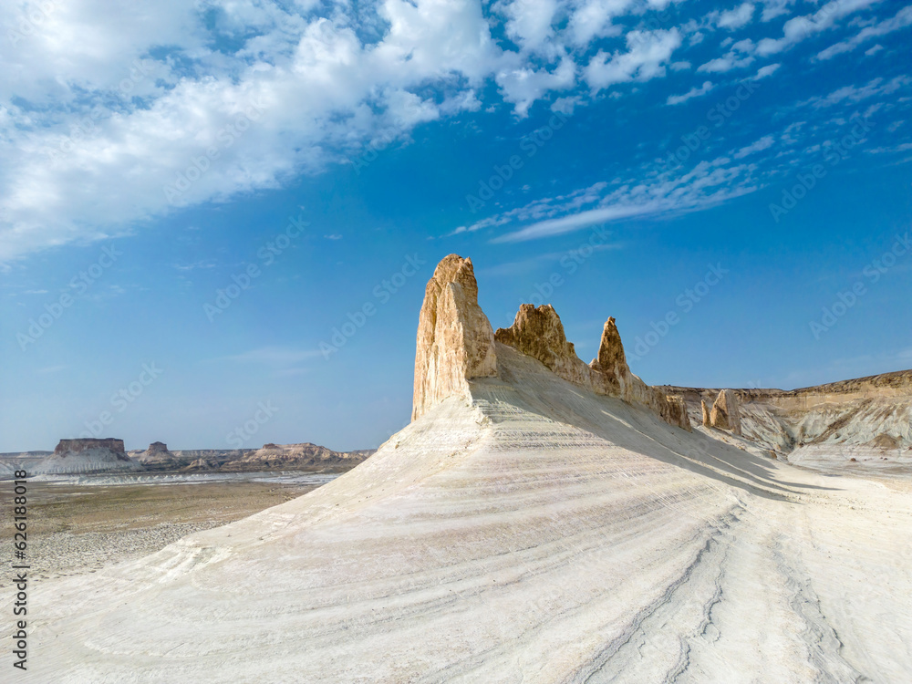 Ustyurt Plateau of Mangystau, Kazakhstan. Incredible desert scenery of ...