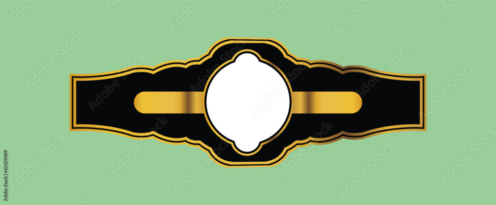 New premium cigar brand logo, label, and bands design Stock Vector ...