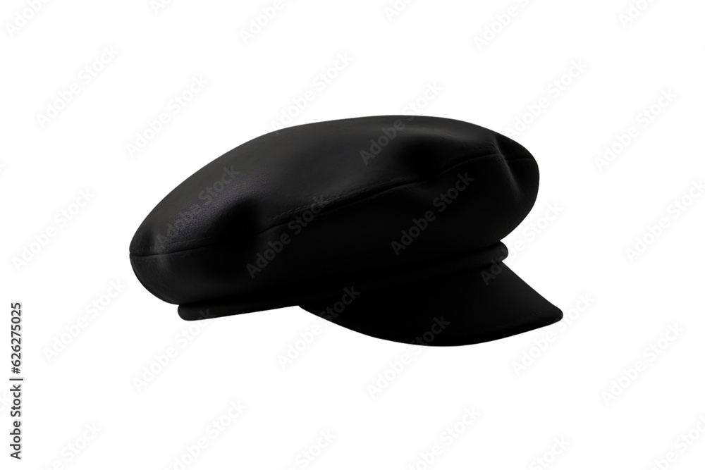 French Beret Side View, Isolated on Transparent Background. Generative ...