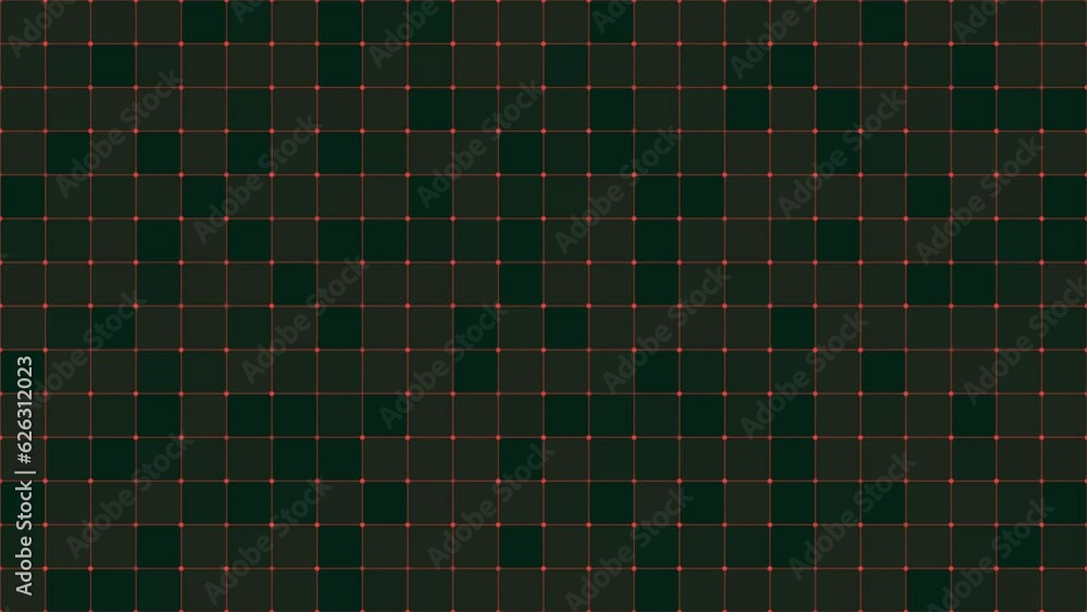 Grid with flashing dots on the alpha channel for sci-fi interfaces ...