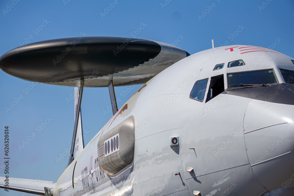 NATO Boeing E-3 Sentry aircraft Stock Photo | Adobe Stock