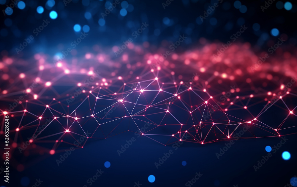 Abstract Digital Data Plexus Technology Background, abstract plexus shape technology background ...