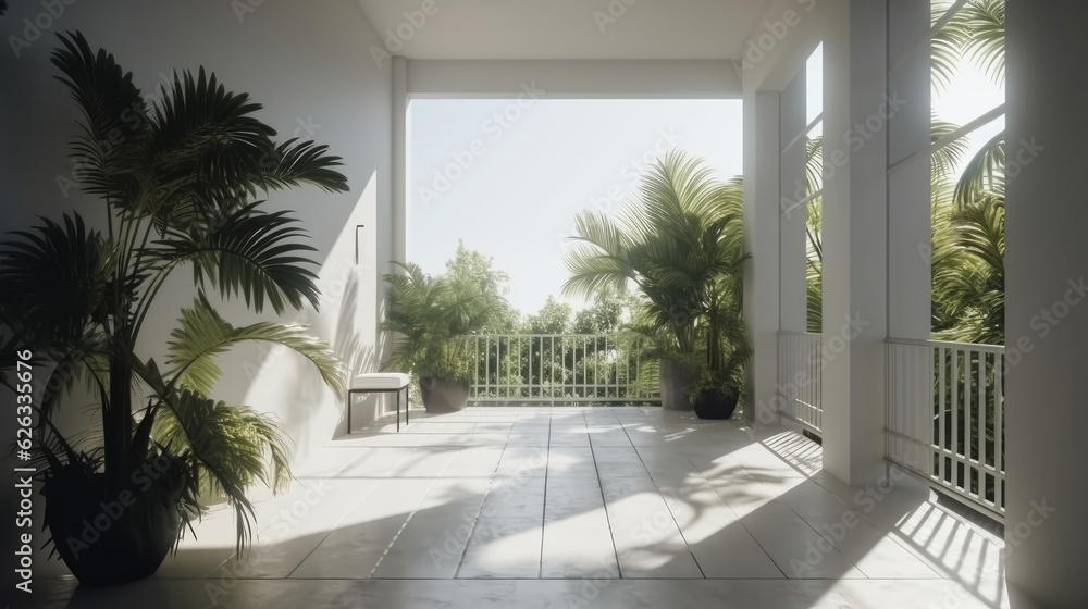 patio terrace balcony courtyard home interior design space tamplate ...