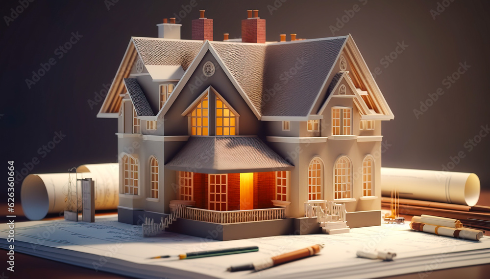 Stunning Modern Estate with 3D Model on Display - Architect's Dream ...