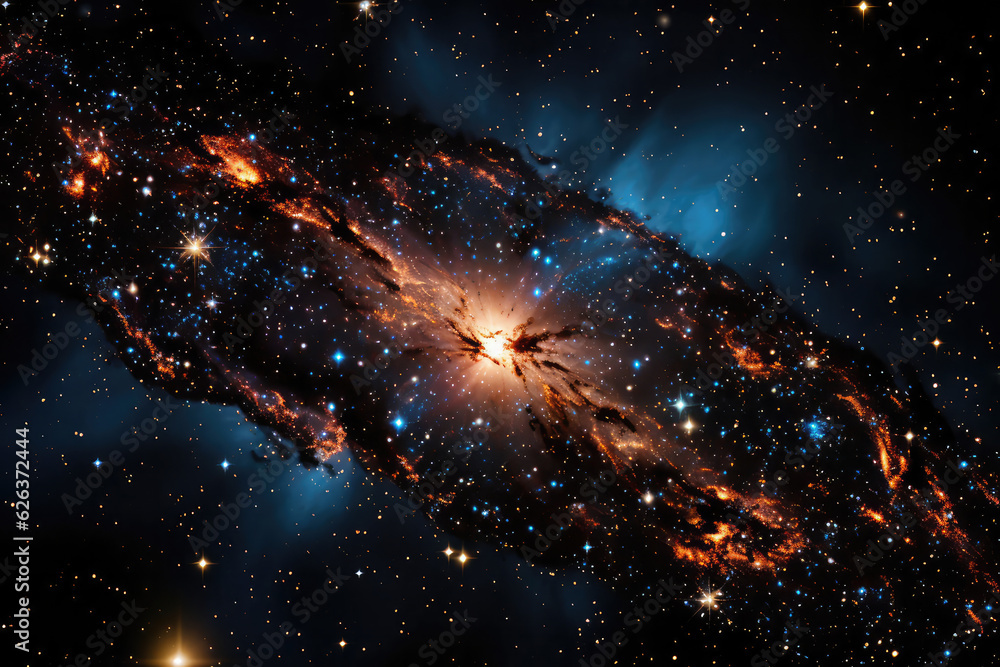 A space telescope capturing detailed images of distant galaxies ...