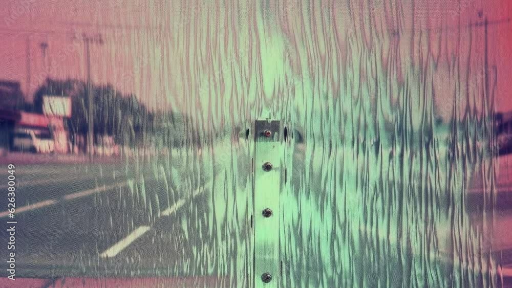 Stockvideon vintage faded light leaks chromatic aberration film grain ...