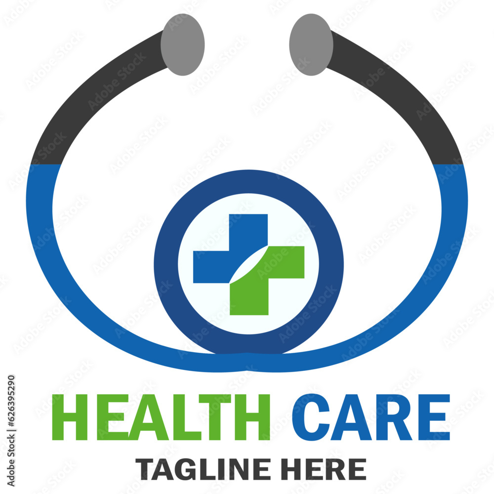 Health care logo for business, hospital and clinic. Medical Vector logo ...