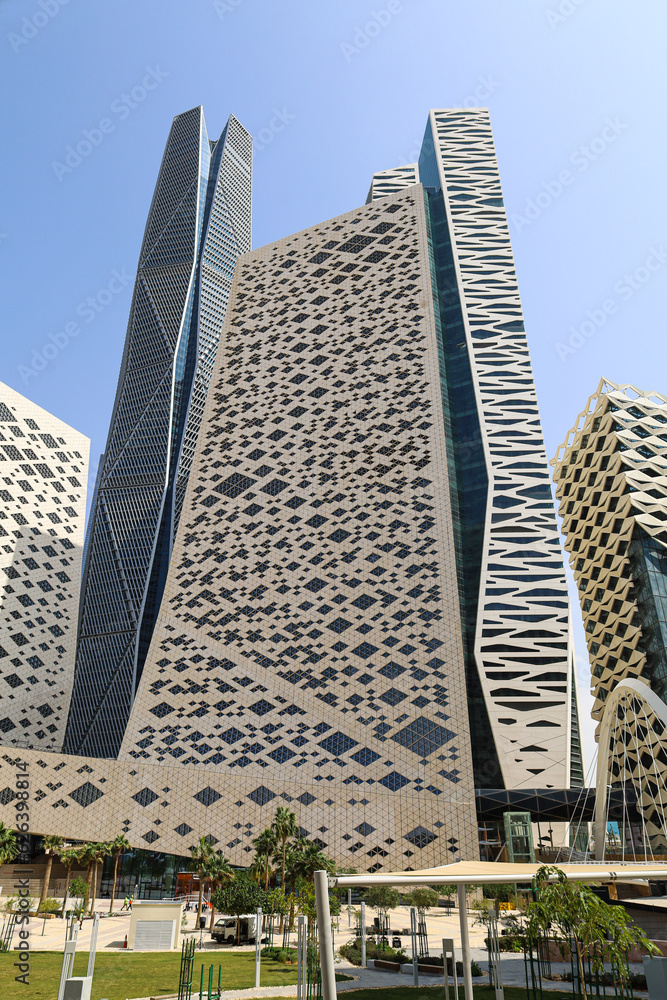 Riyadh, Saudi Arabia - Mar 11 2023,King Abdullah Financial District ...