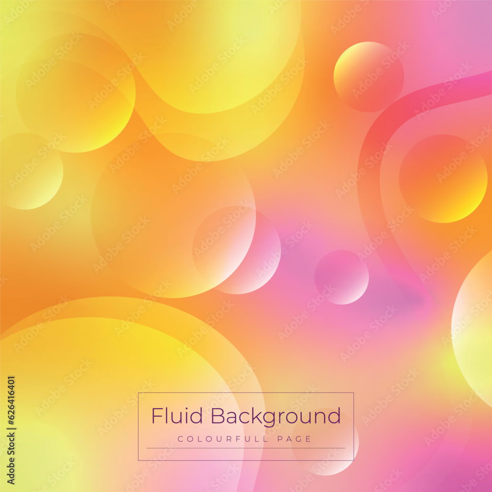 Gradient fluid background, Free vector gradient fuild background with curve fluid shape Stock ...