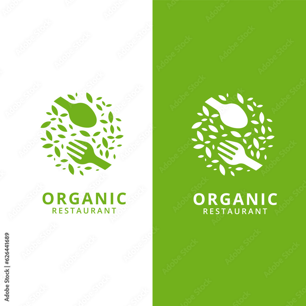 Healthy organic food icon. Vegetarian products market, organic farm or ...