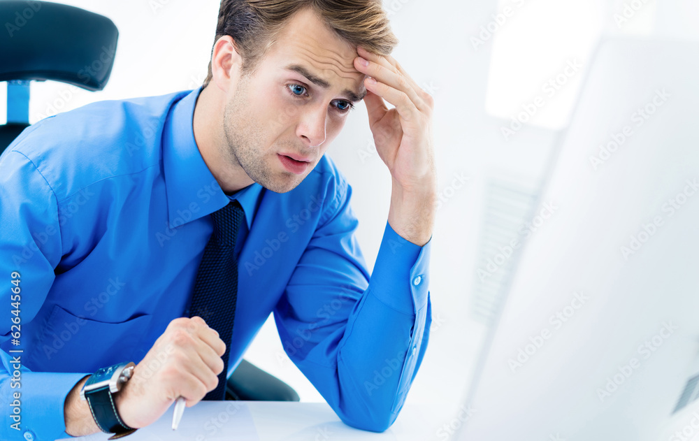 Unhappy Businessman