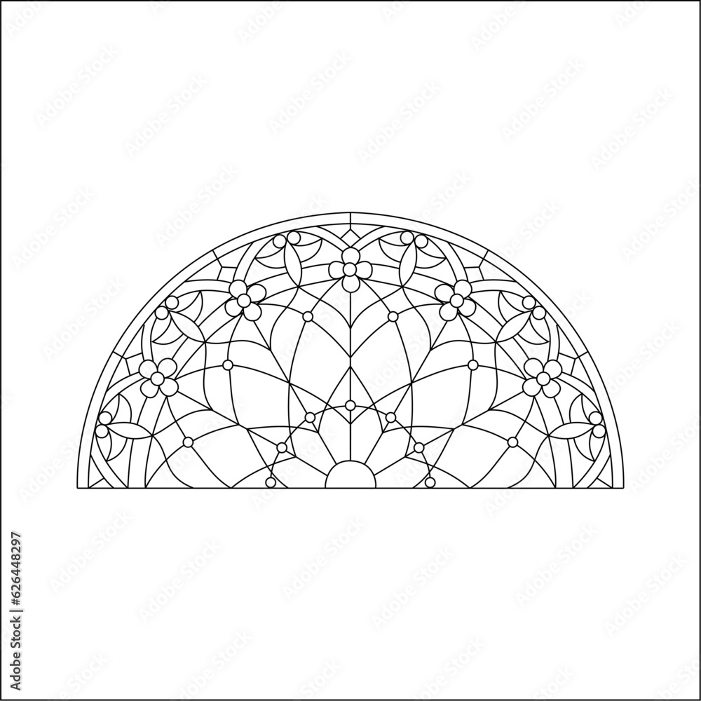 stained glass templates, round elements for stained glass windows ... stained glass templates, round elements for stained glass windows ...