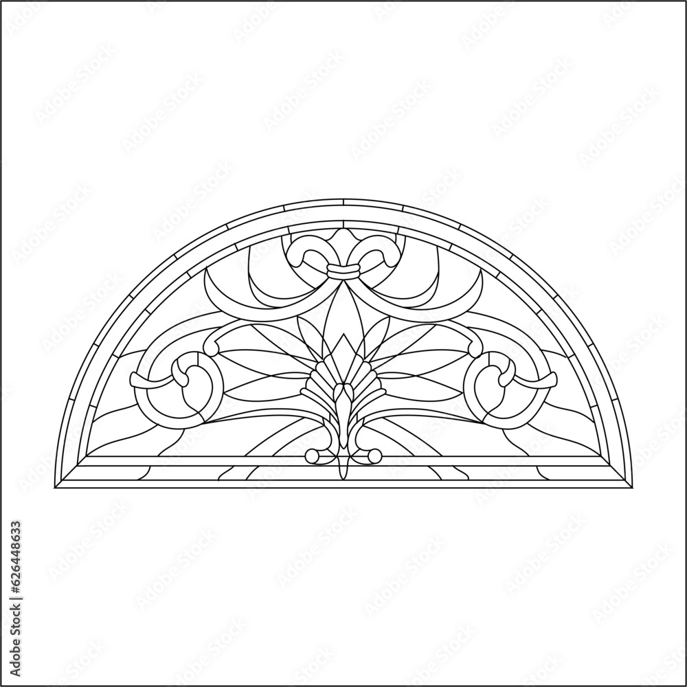 stained glass templates, round elements for stained glass windows ... stained glass templates, round elements for stained glass windows ...