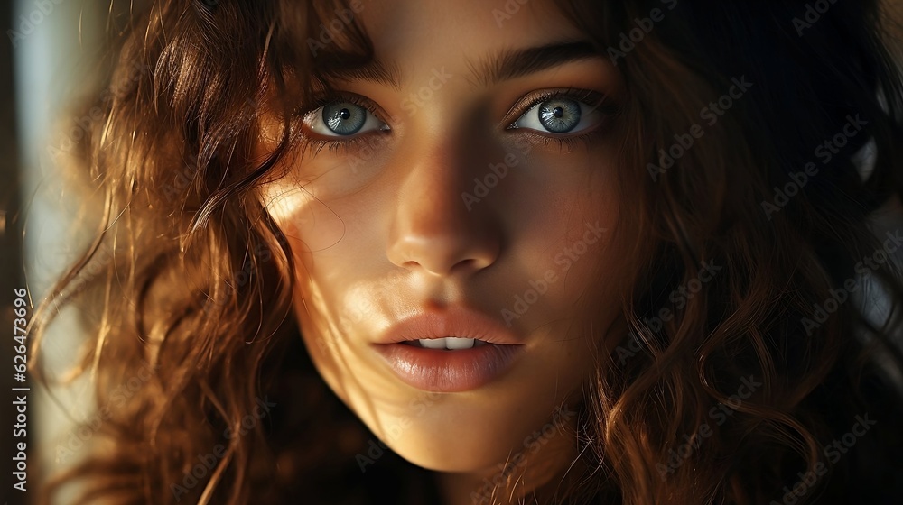 AI Girl: Ultra realistic beautiful girl with blue eyes [Created with ...