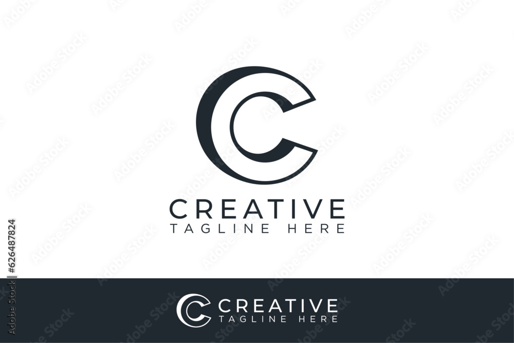 creative c letter logo design Stock Vector | Adobe Stock